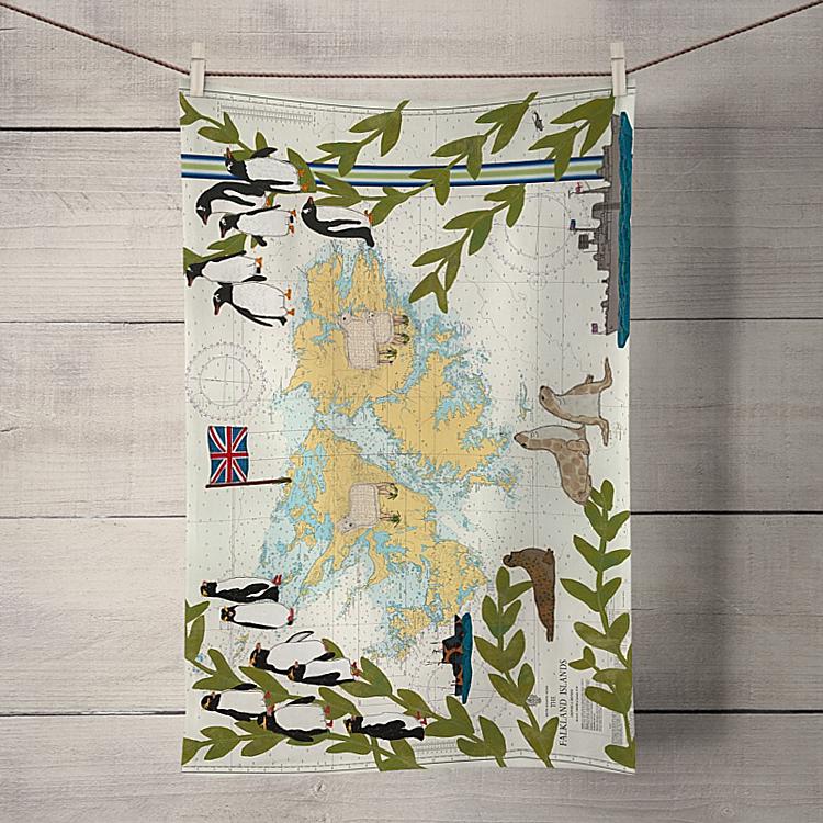 falklands-tea-towel-hannah-wisdom-textiles | Hannah Wisdom Textiles