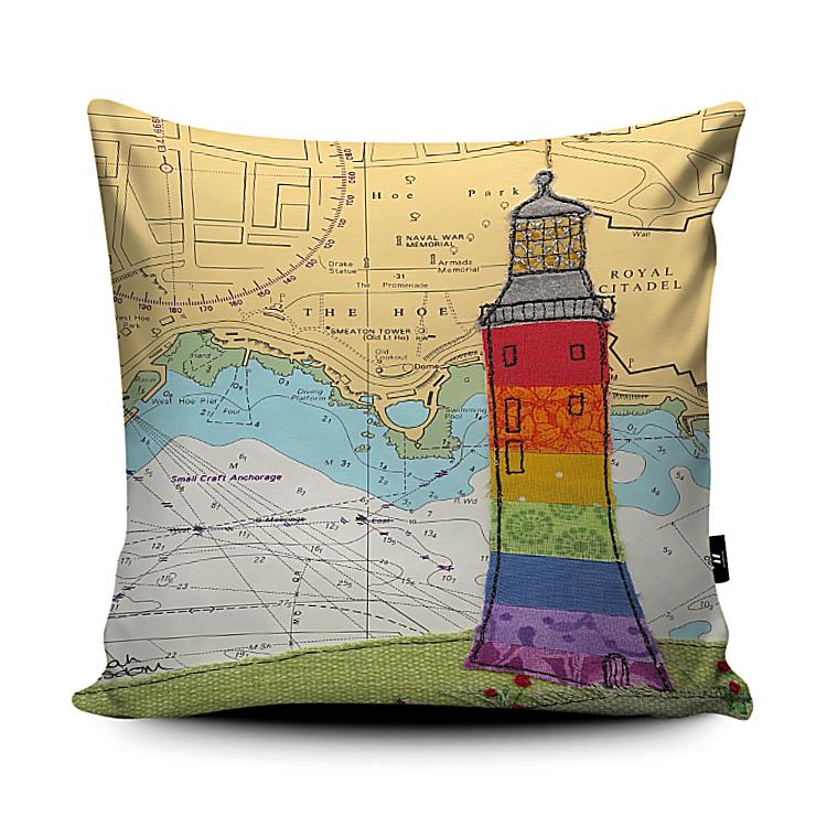 Pride-of-Plymouth-Devon-faux-suede-cushion-Hannah-Wisdom-Textiles ...